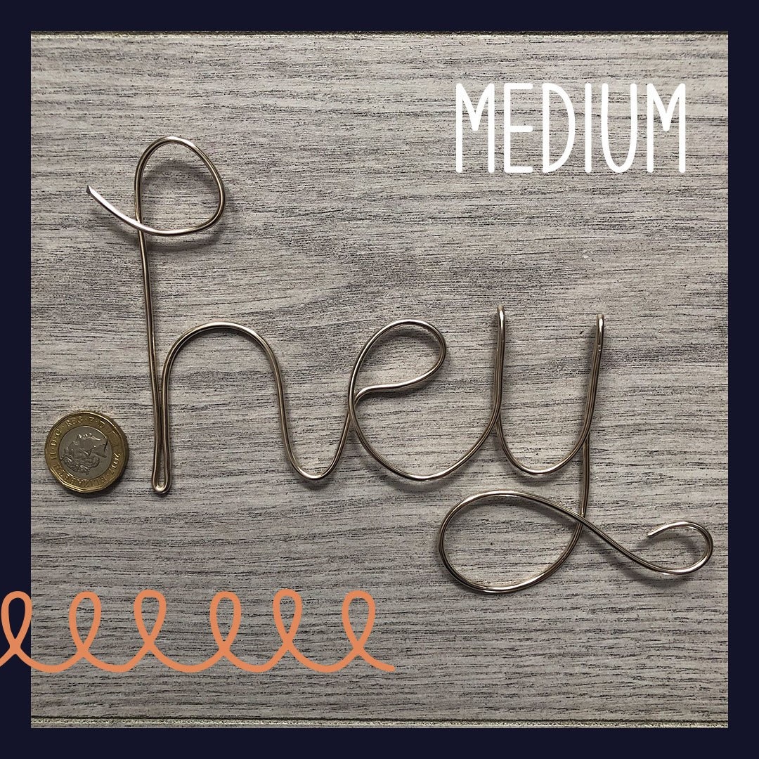 Custom Wire Words Wire Sayings Wire Words Housewarming - Etsy