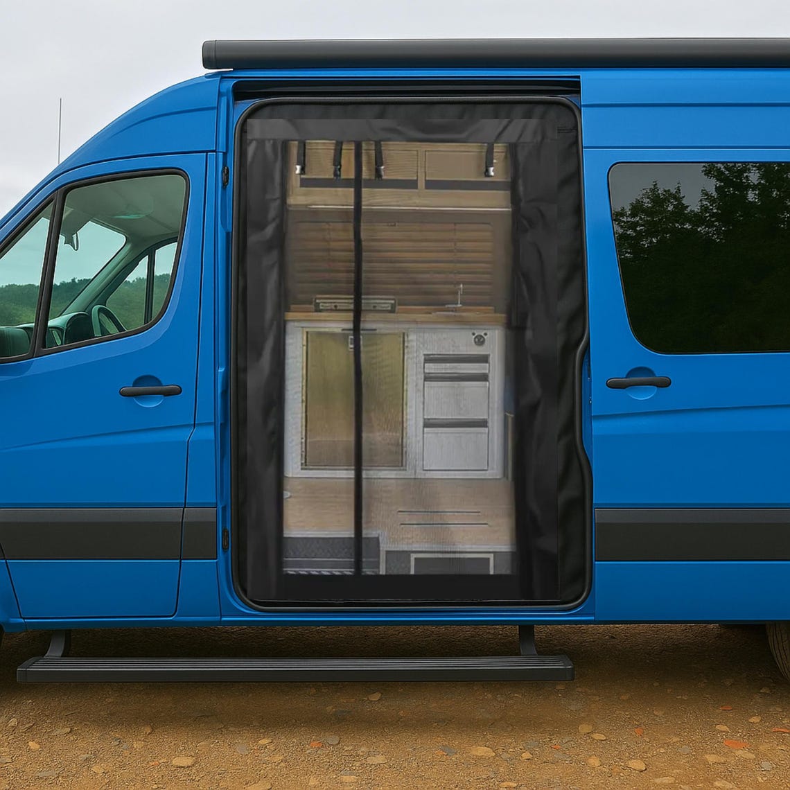 Insect Screen for Mercedes Sprinter Sliding Door Ford Transit MK8 High ...