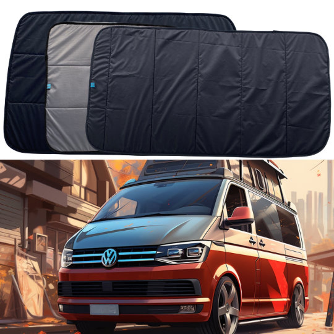 VW T5, T5.1, T6, T6.1 Magnetic Thermal Window Blinds Transporter ...