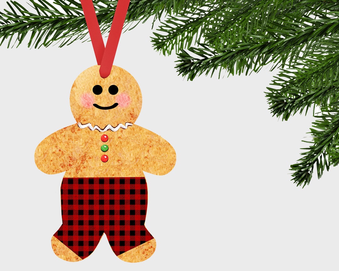 Gingerbread Man Plaid Pants or Girl Gingerbread Plaid Dress Fluffy ...