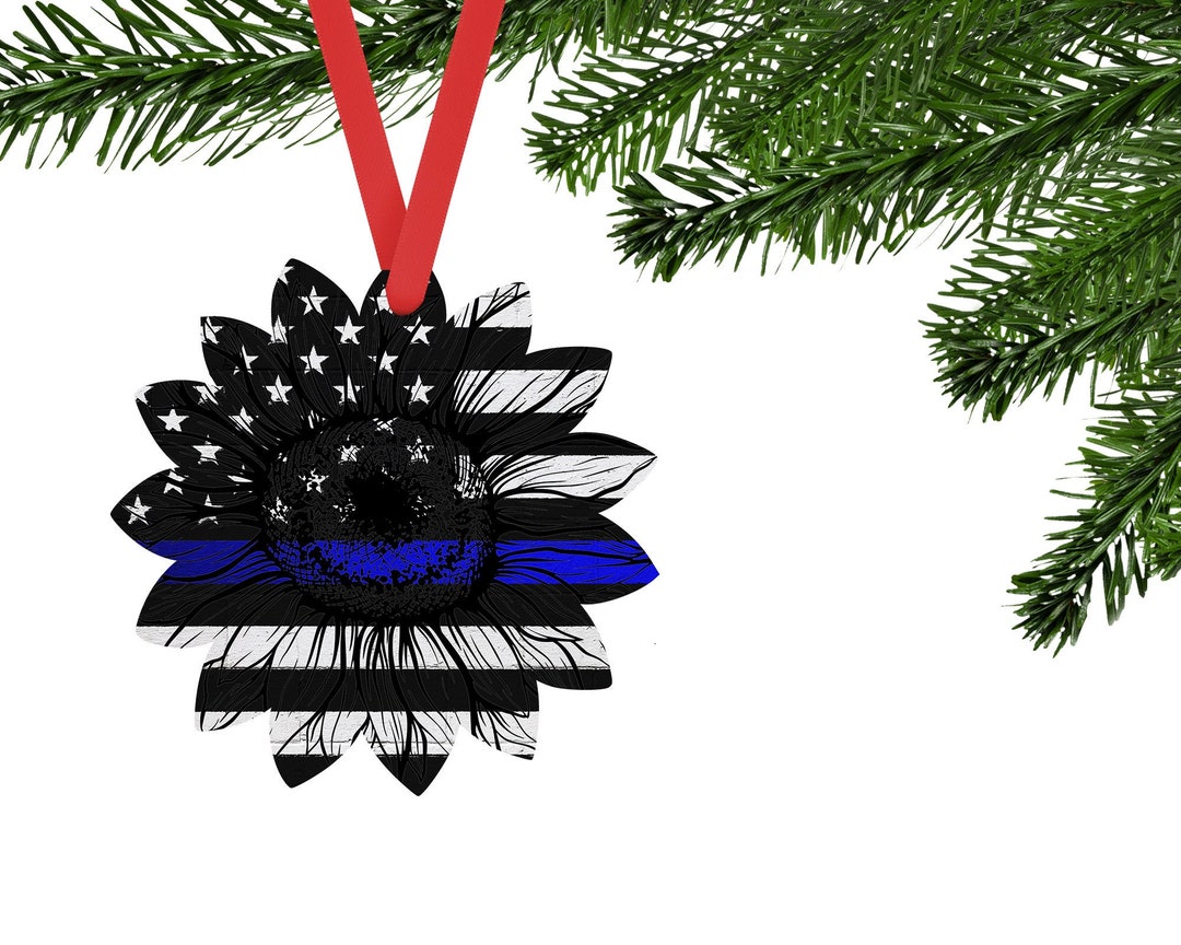 Police, Fire, Service, Blue Line, Red Line, Green Line Sunflower ...