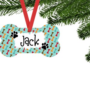Personalized Dog Bones Dog Bone Shaped Hardboard Ornament - Etsy