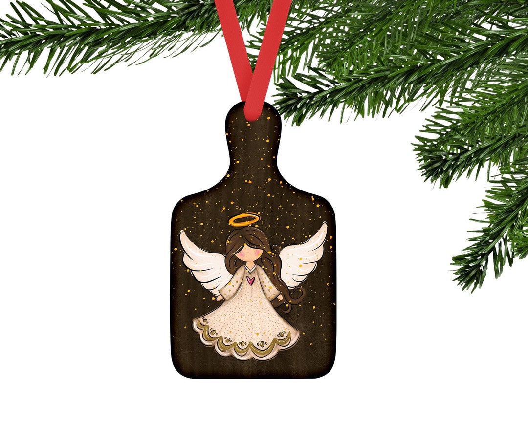 Angel Cutting Board Shaped Hardboard Ornament - Etsy
