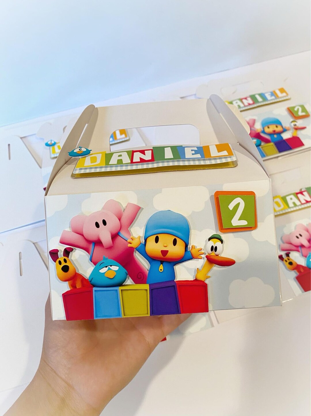 POCOYO Boxes for Candy Bar and Cake Topper for Cake - Etsy