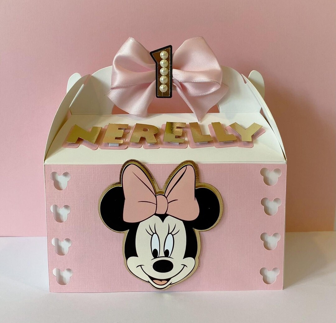 Minnie Mouse and Mickey Mouse Boxes for Candy Bar Party - Etsy