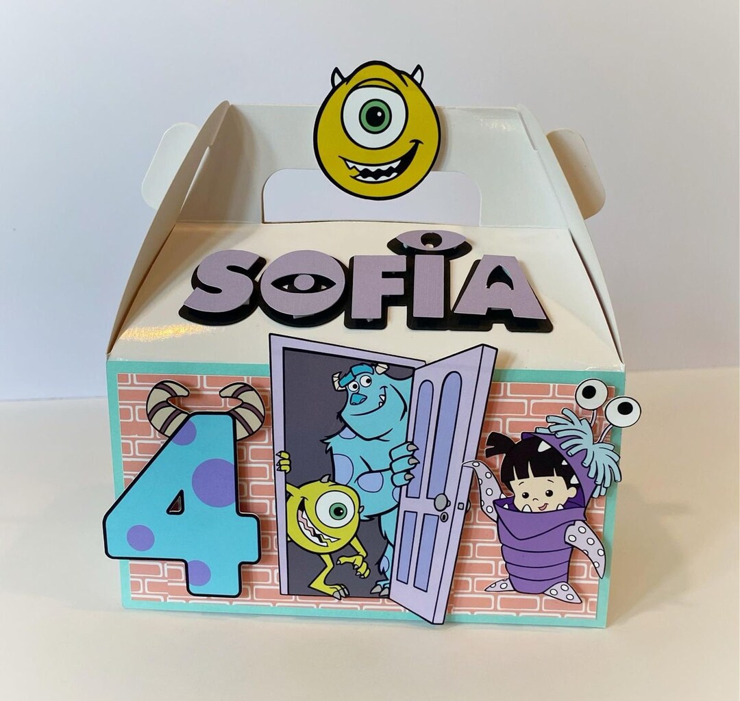 Monsters Inc Favor Box - Etsy