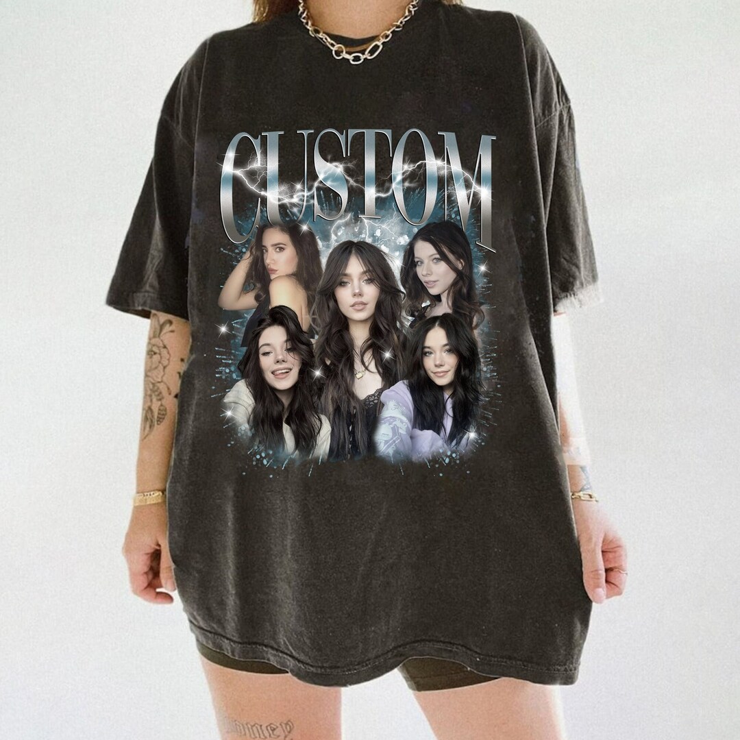 Custom Bootleg Rap Tee, Custom Photo Shirt, Custom Photo Vintage ...