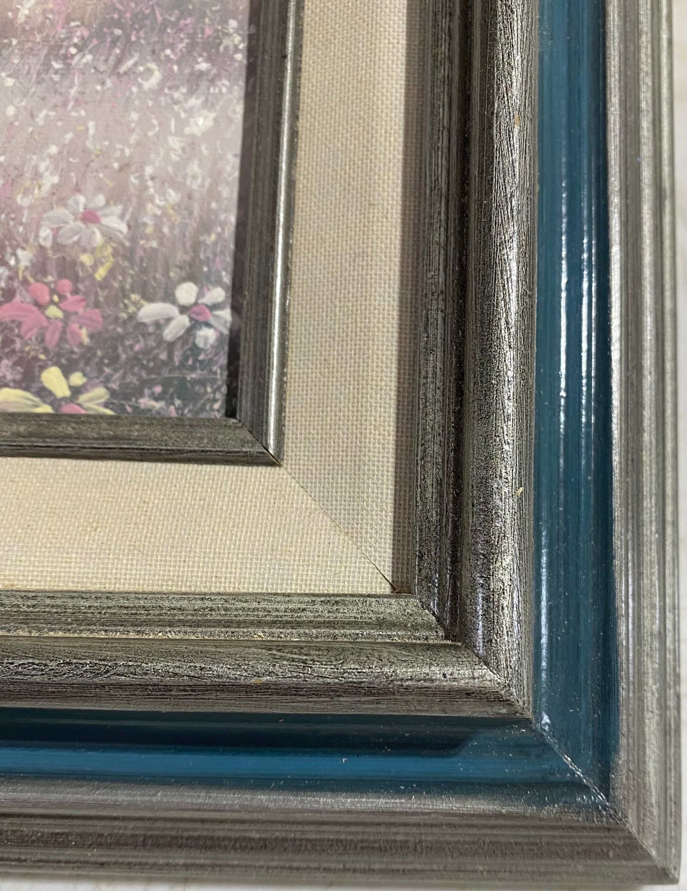 Vintage Oil Painting, A Boy Fishing, by Philip Sandee, Wooden Framed 15 ...