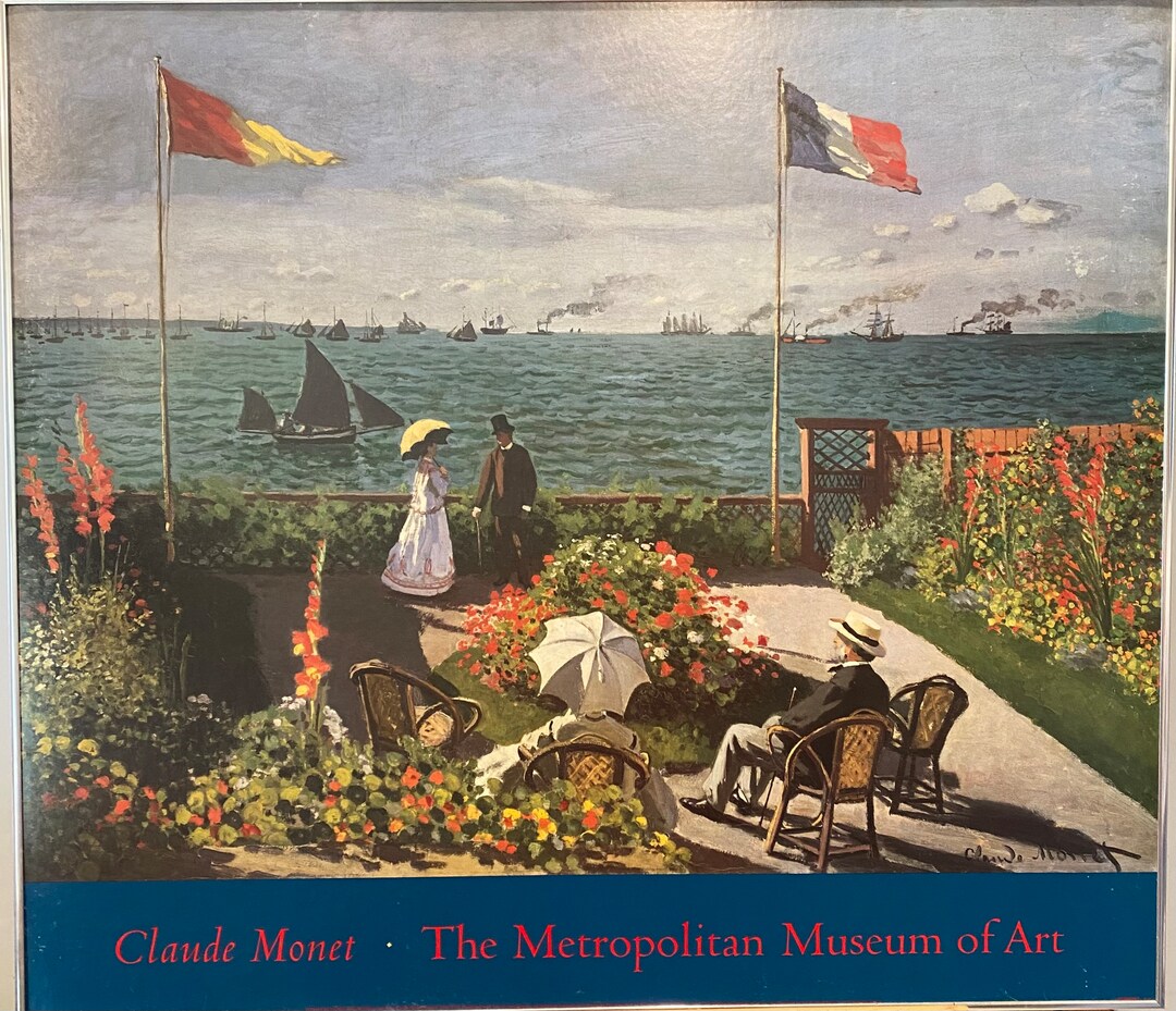 French Painting, Claude Monet , Metropolitan Museum of Art Framed ...