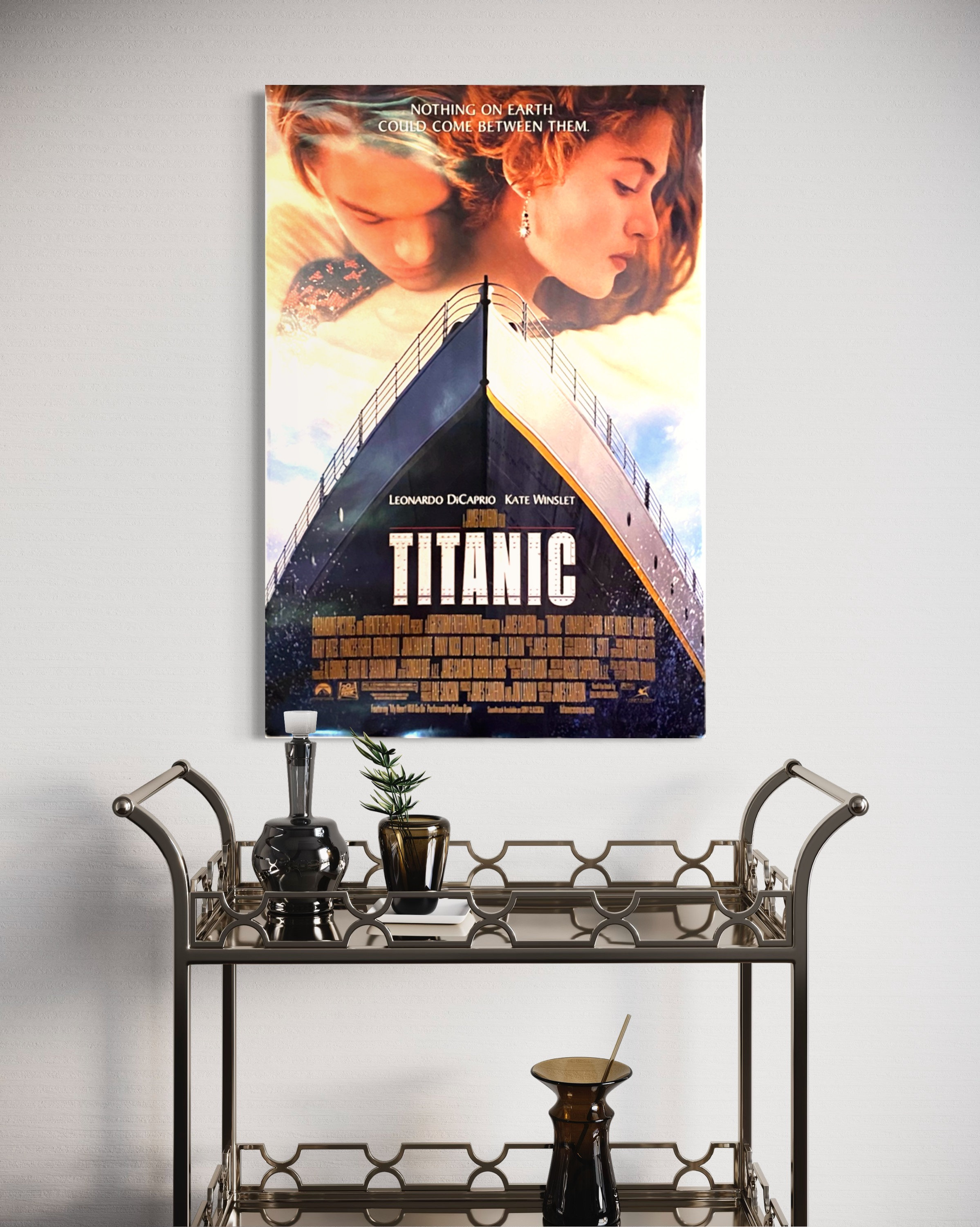 Titanic Movie Poster, Wall Art 1997, Genuine Movie Advertisement ...
