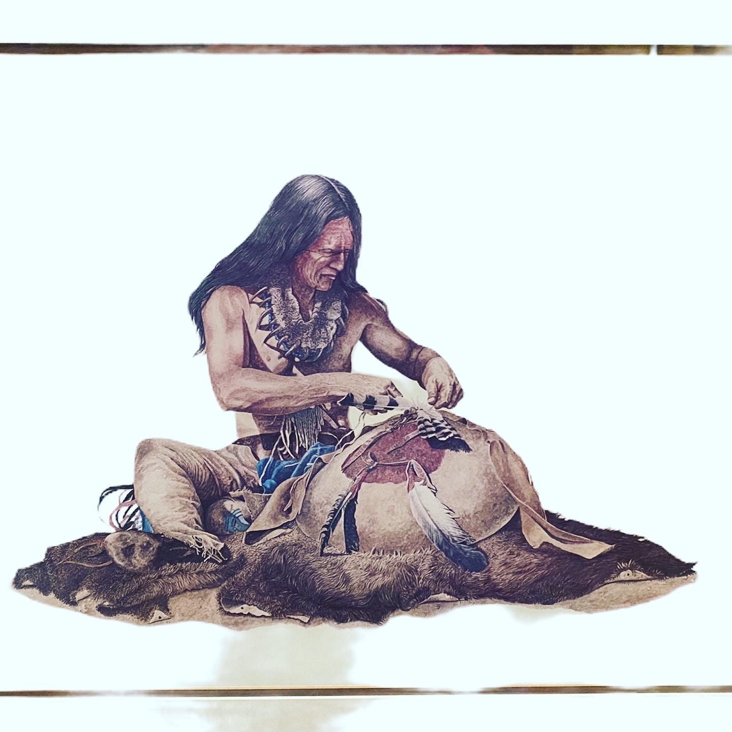 Vintage Limited Edition Print, Western Art, 1988 Ken Schmidt. - Etsy