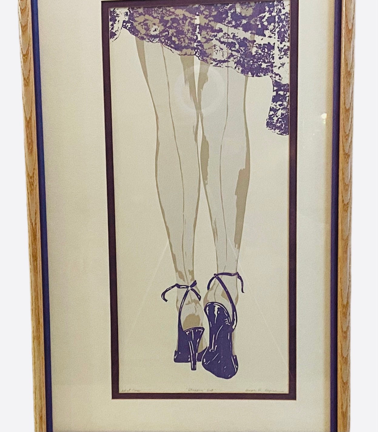 Artist Proof, Stepping Out, Joseph R Repia, Leg Drawing, Drawing, Art ...