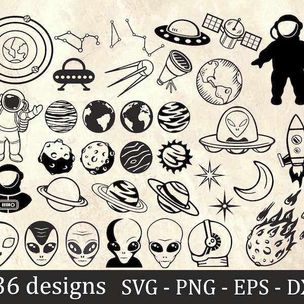 Space Svg - Etsy