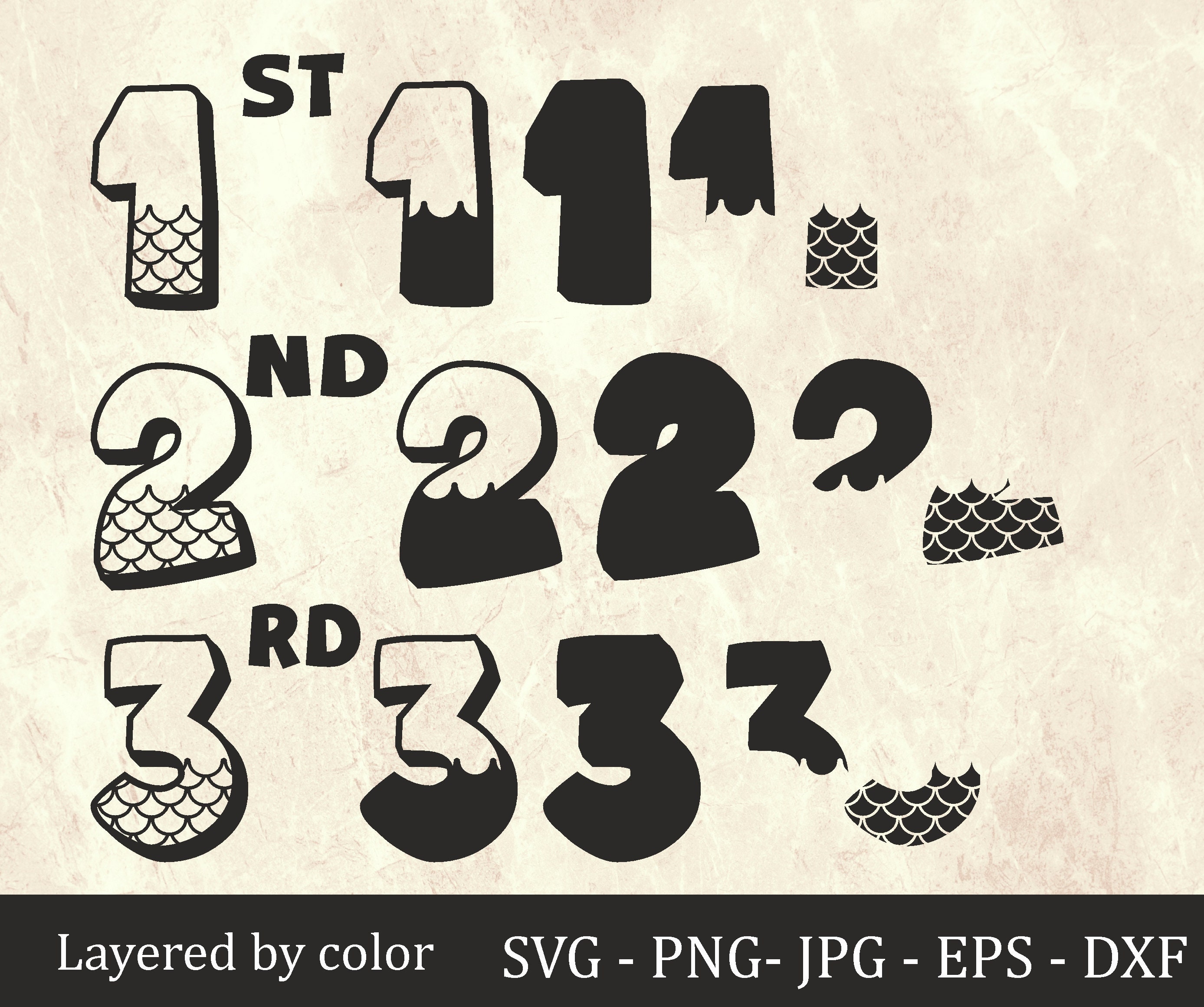 Birthday Mermaid SVG Bundle, Mermaid Birthday Svg, Mermaid Birthday Svg ...