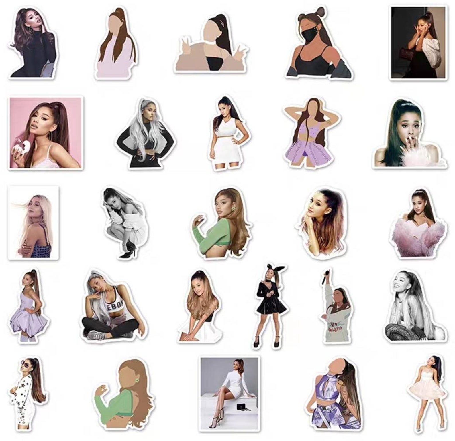 50pcs Pegatinas Ariana Grande /American Singer Stickers/Idol | Etsy
