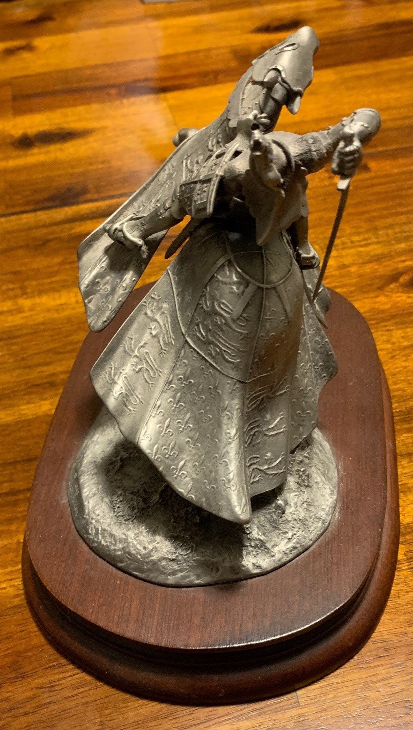 Brian Rodden, 90 Mm Chilmark Sculpture, Pewter, Edward the Black Prince ...