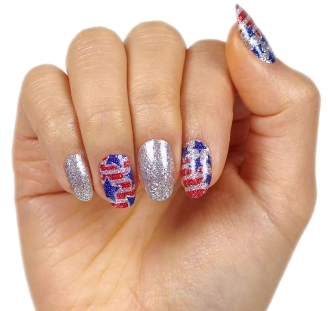 Glitz and Glory RETIRED Color Street Nail Polish Strips - Etsy