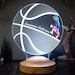 Basketball Decor 3D Lamp, Gift for Basketball Players, Coaches and Fans ...