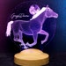 Horse 3D LED Lamp, Gift for Horse Lovers, Horse Art, Horseman Gifts ...