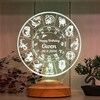 Zodiac Sign Custom Night Light,astrology Night Light,celestial Zodiac ...