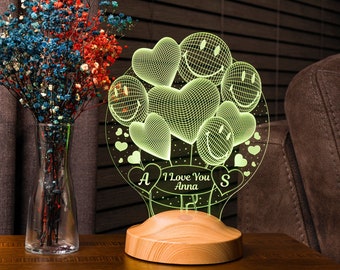 Smiley Face Night Light - Etsy