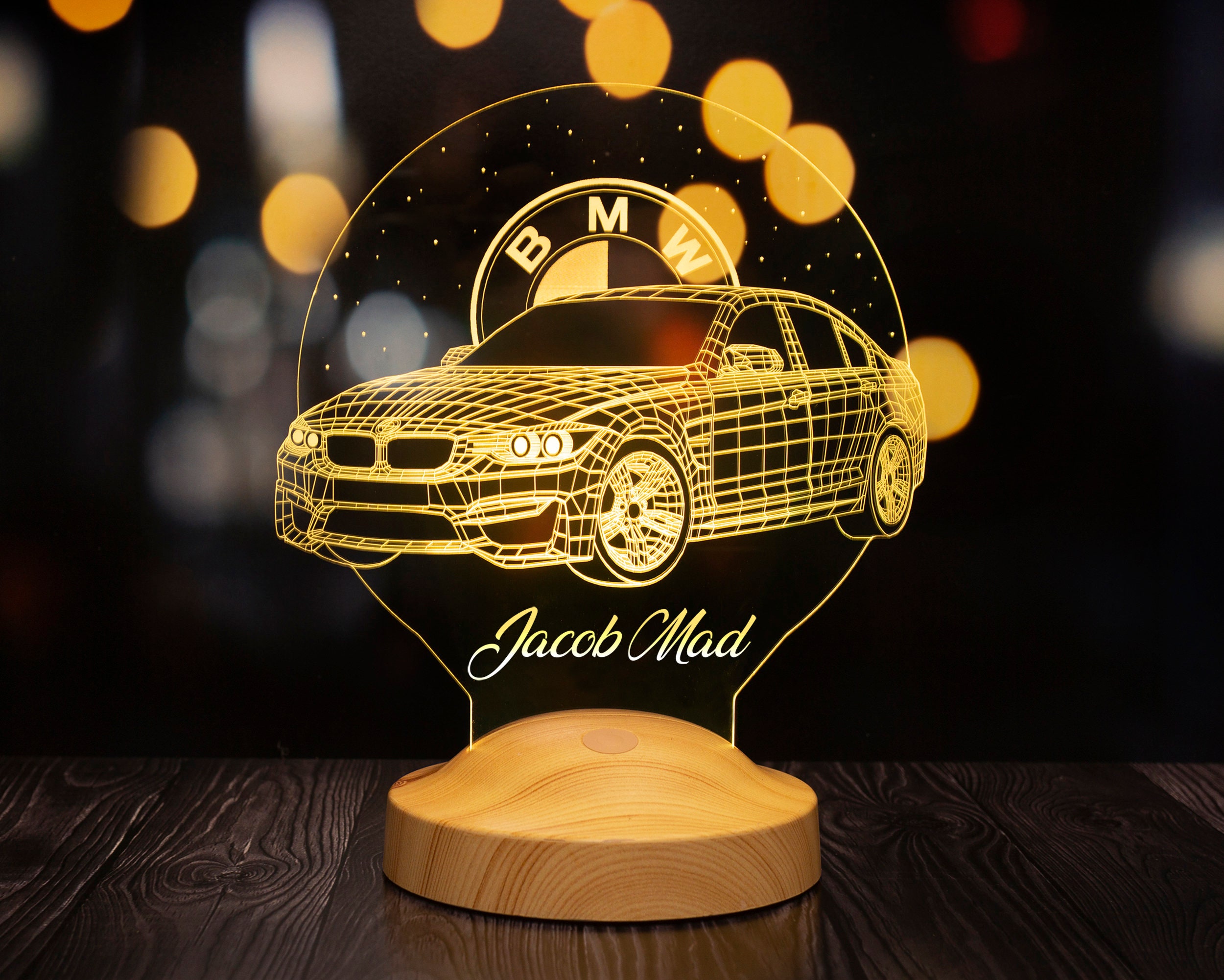 Bmw Car Led Lamp - Etsy
