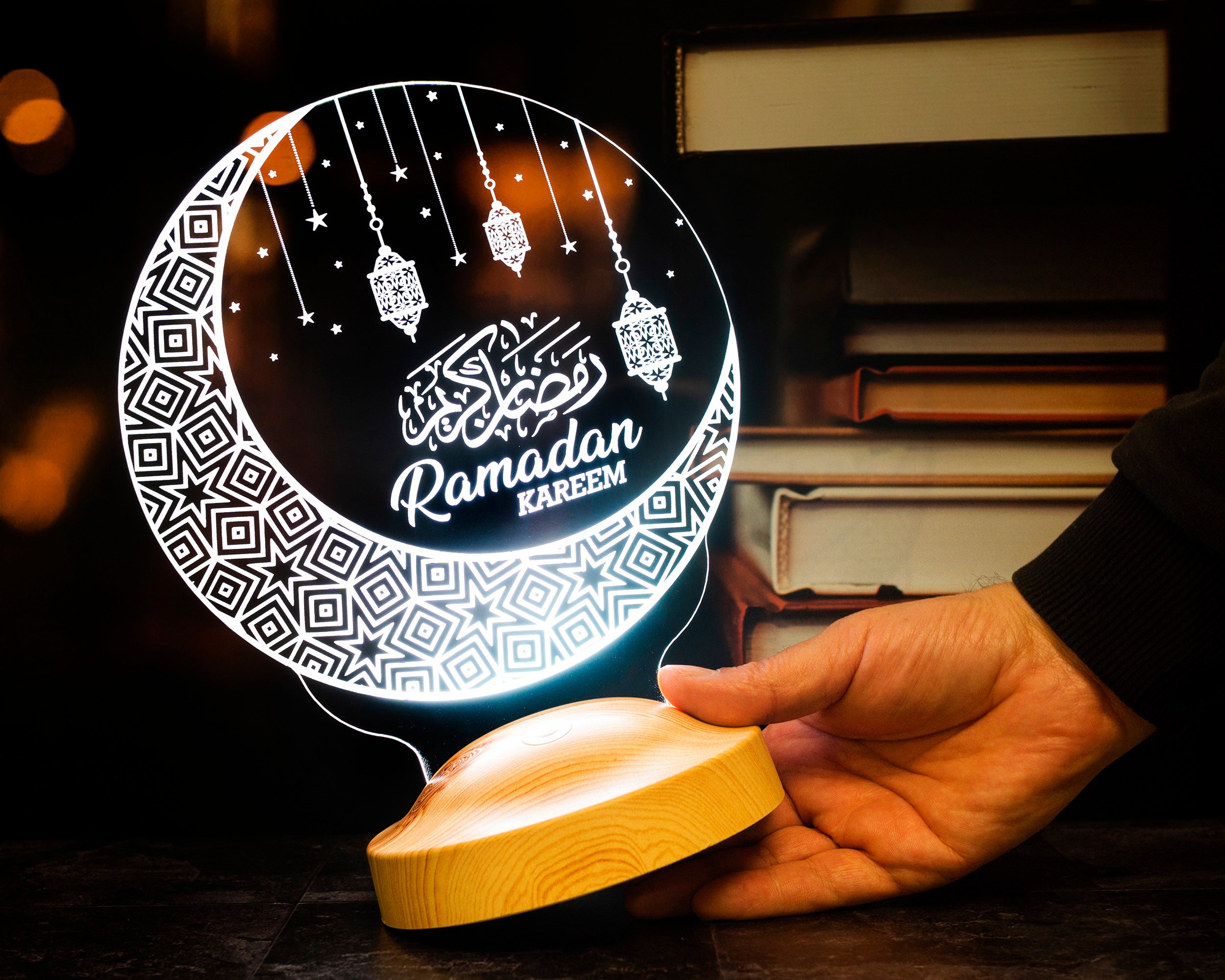 Ramadan Kareem 3D Ramadan Lamp, Gift for Muslim Friend, İslamic Room ...