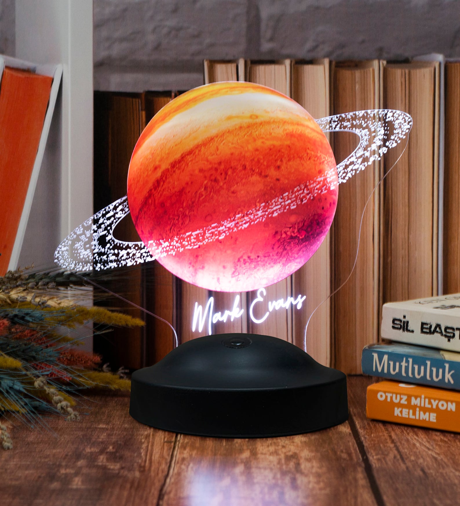 Personalized Saturn Planet Lamp, Saturn Planet Led Lamp, Gift for ...