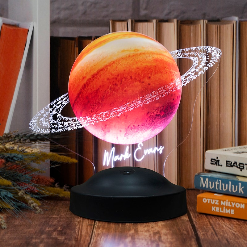 Saturn Night Light - Etsy