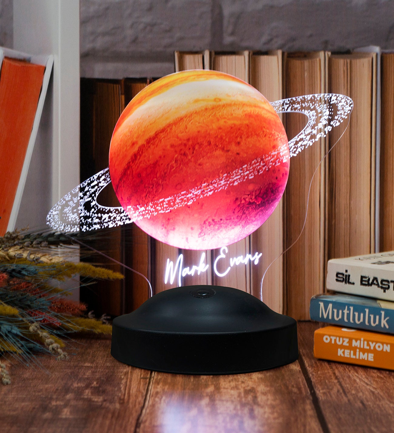Personalized Saturn Planet Lamp, Saturn Planet Led Lamp, Gift for ...
