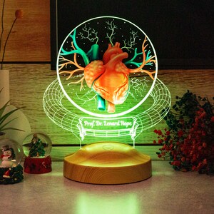 Cardiologist Gift 3D Led Lamp, Heart Specialist Doctor Gift ...