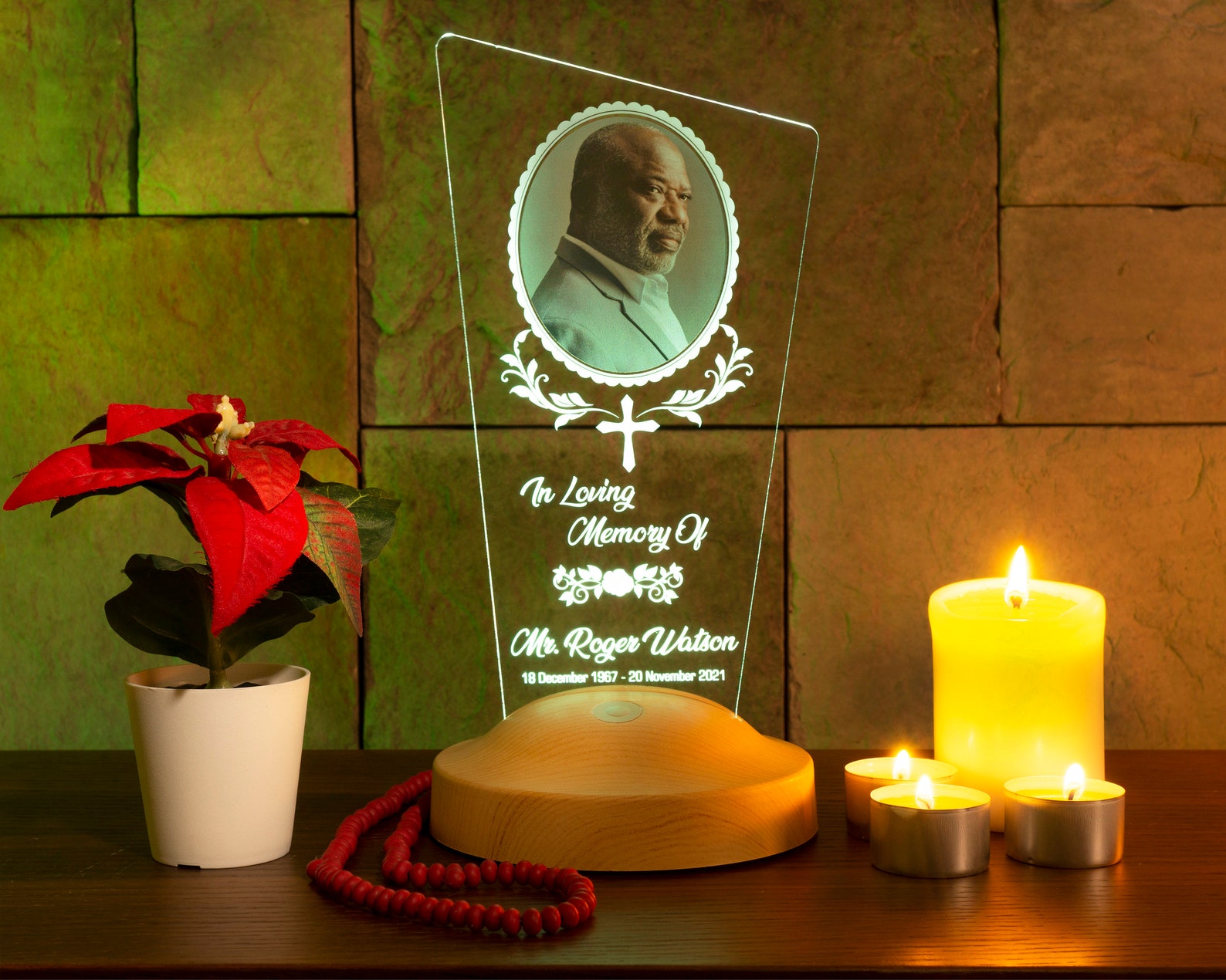 Celebration of Life Table Decoration, in Loving Memory Remembrance ...