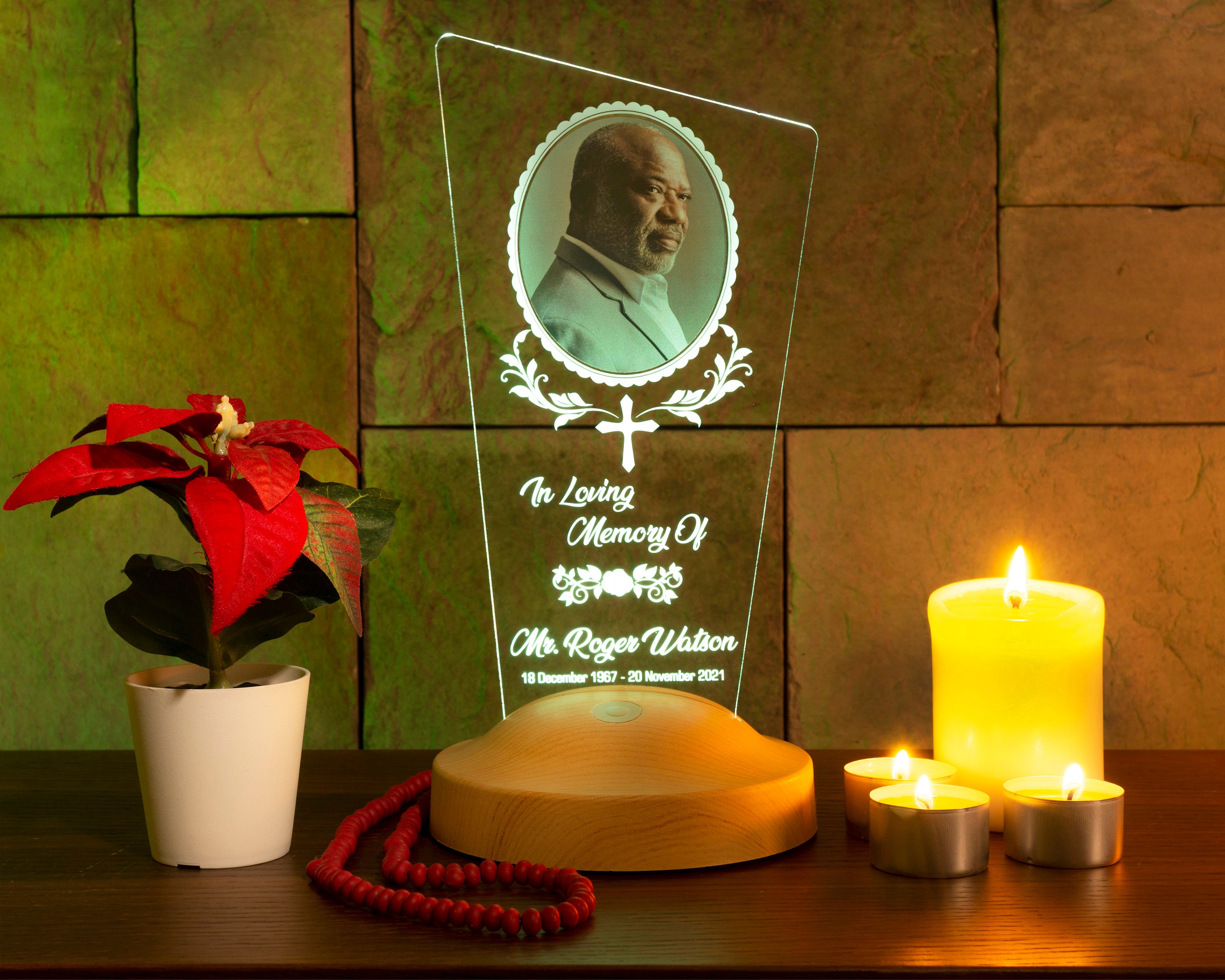 Celebration of Life Table Decoration in Loving Memory - Etsy