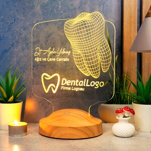 Dentist Tooth Personalized 3D Lamp,dental Office Gift, Dentist ...