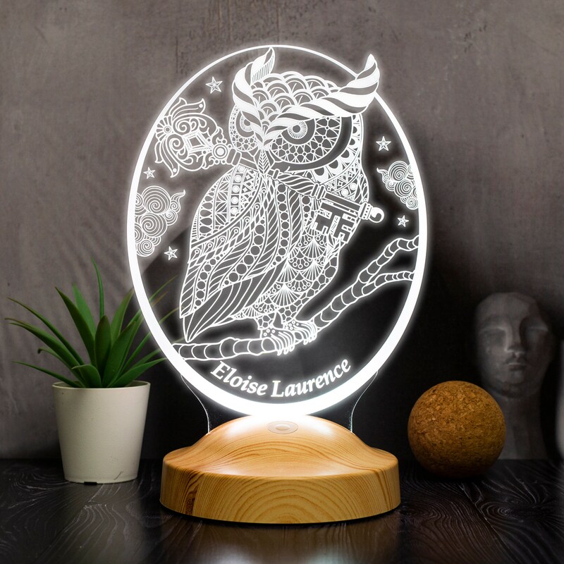Owl Lamp - Etsy