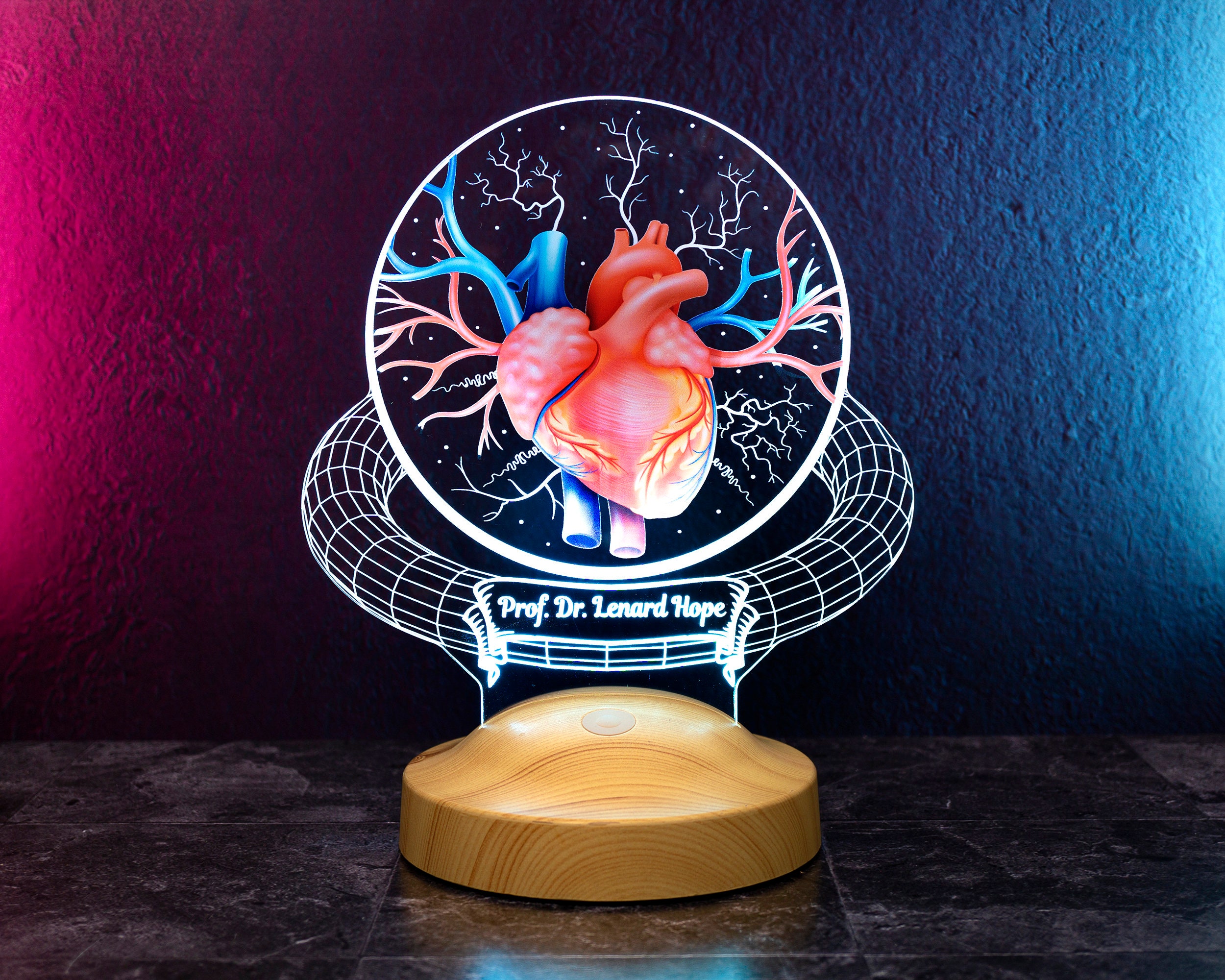 Cardiologist Gift 3D Led Lamp, Heart Specialist Doctor Gift ...