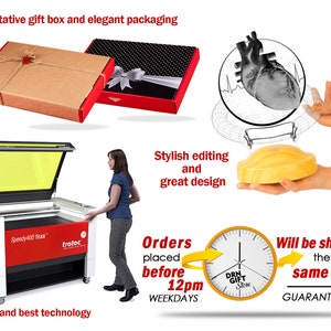 Heart Surgeon Personalized 3D Lamp, Cardiologist Gift, Heart Specialist ...