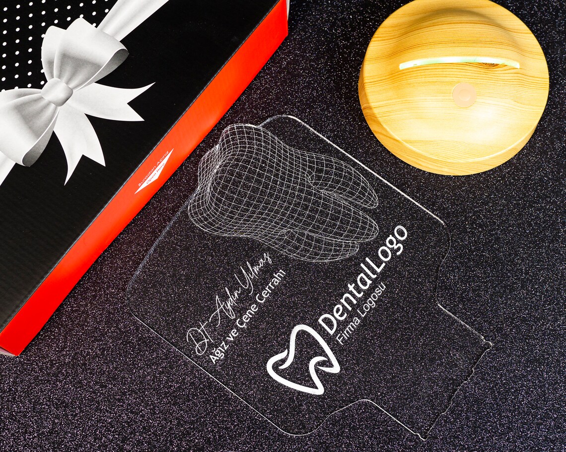 Dentist Tooth Personalized 3D Lampdental Office Gift Dentist - Etsy