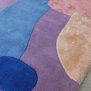 Secret Garden Patterned Wool Hand Tufted Rug Hand Tuft Tufted - Etsy