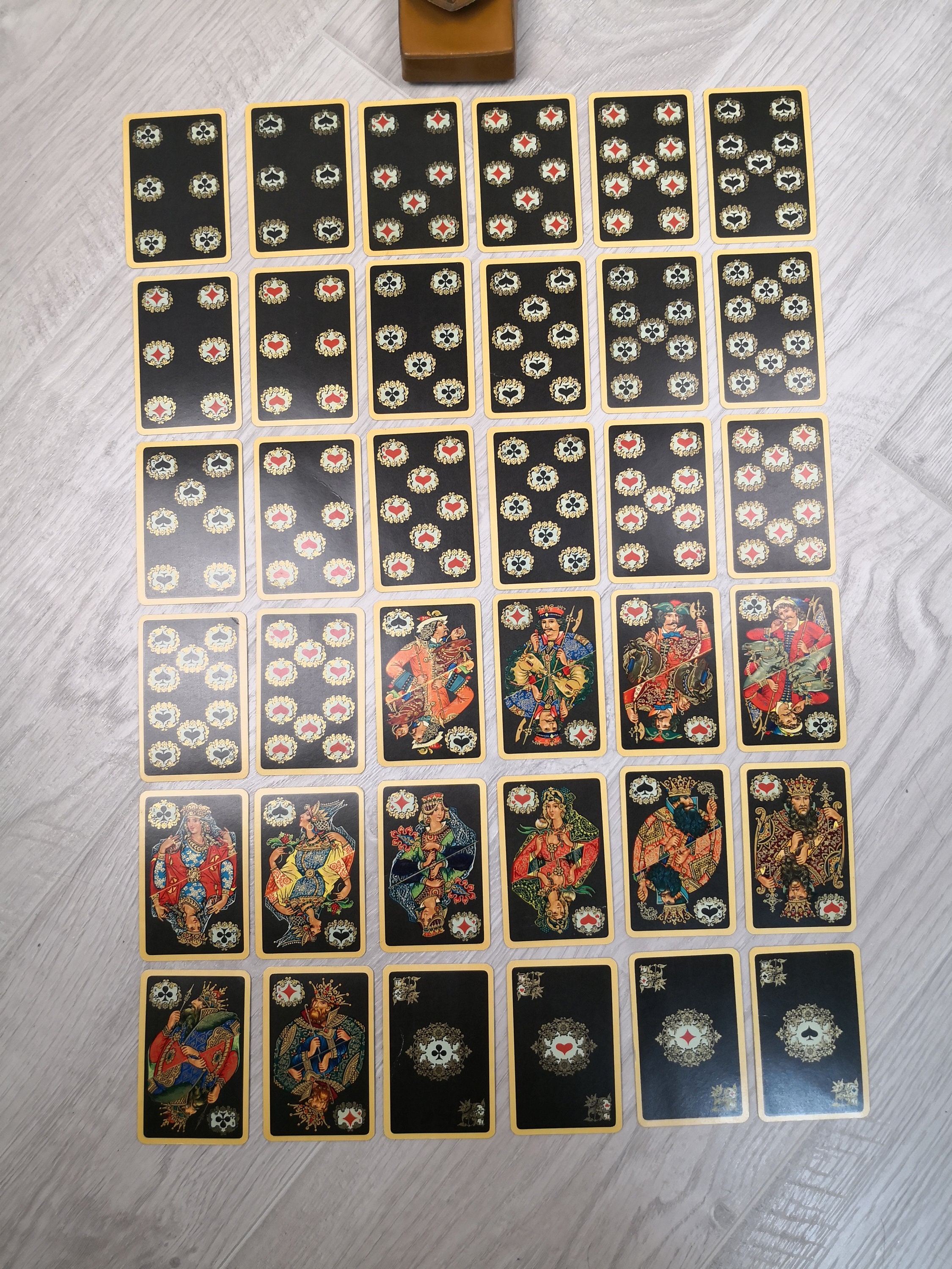 Vintage Soviet Playing Cards USSR Playing Cards Deck Collectable Poker ...