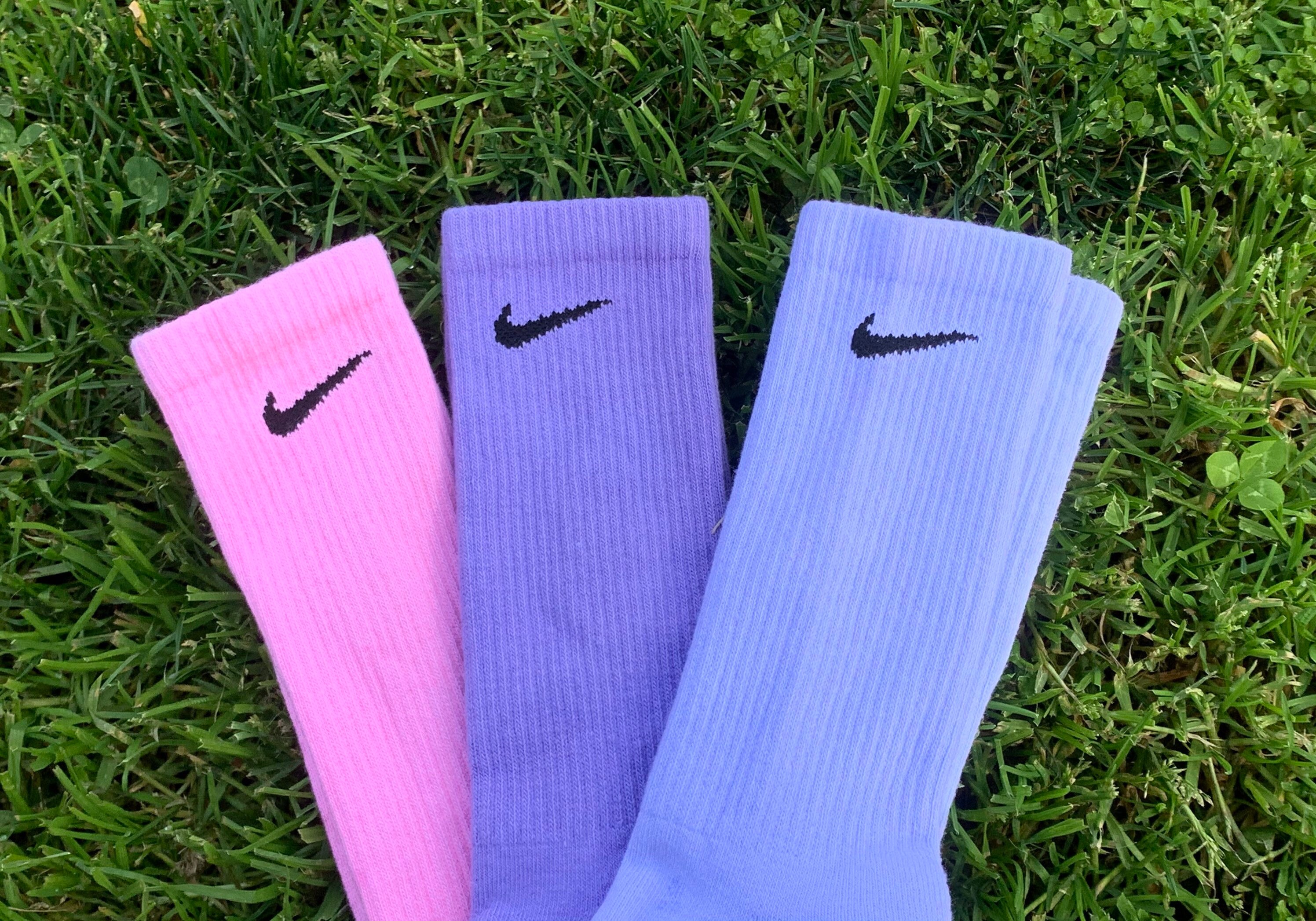 Pastel Nike Socks - Etsy