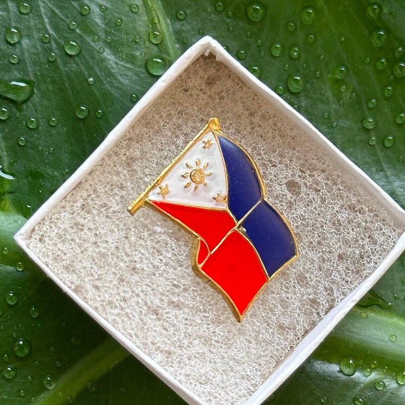 Filipino Flag Pin - Etsy