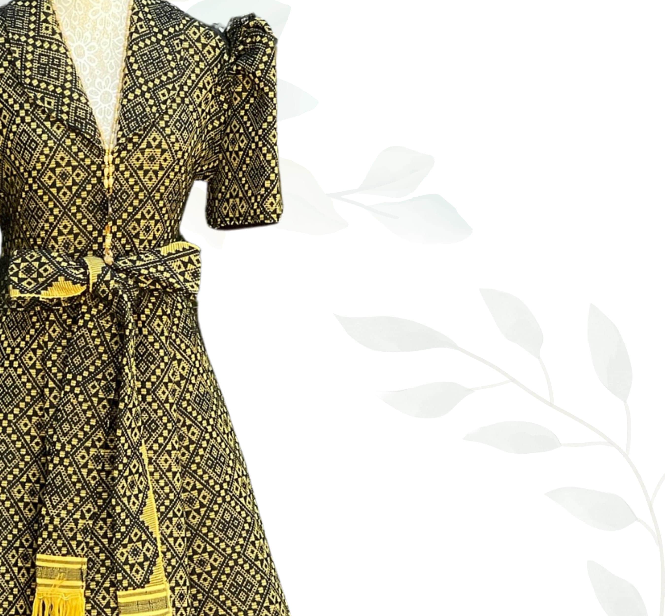 Ilocos Pinilian Handwoven Filipiniana Dresses - Alexandra - HW201 - Etsy