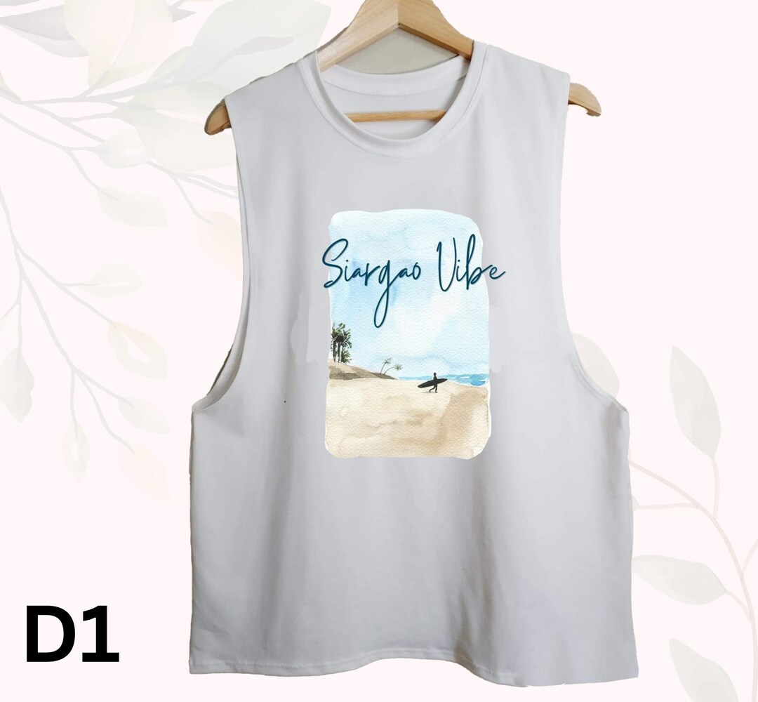 Siargao Muscle Tee for Men L Philippine Shirt L Sando for Men SLK11 - Etsy