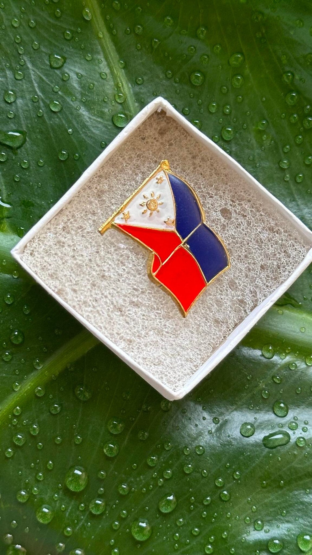Philippine Flag Pin | Philippine Accessory - Etsy
