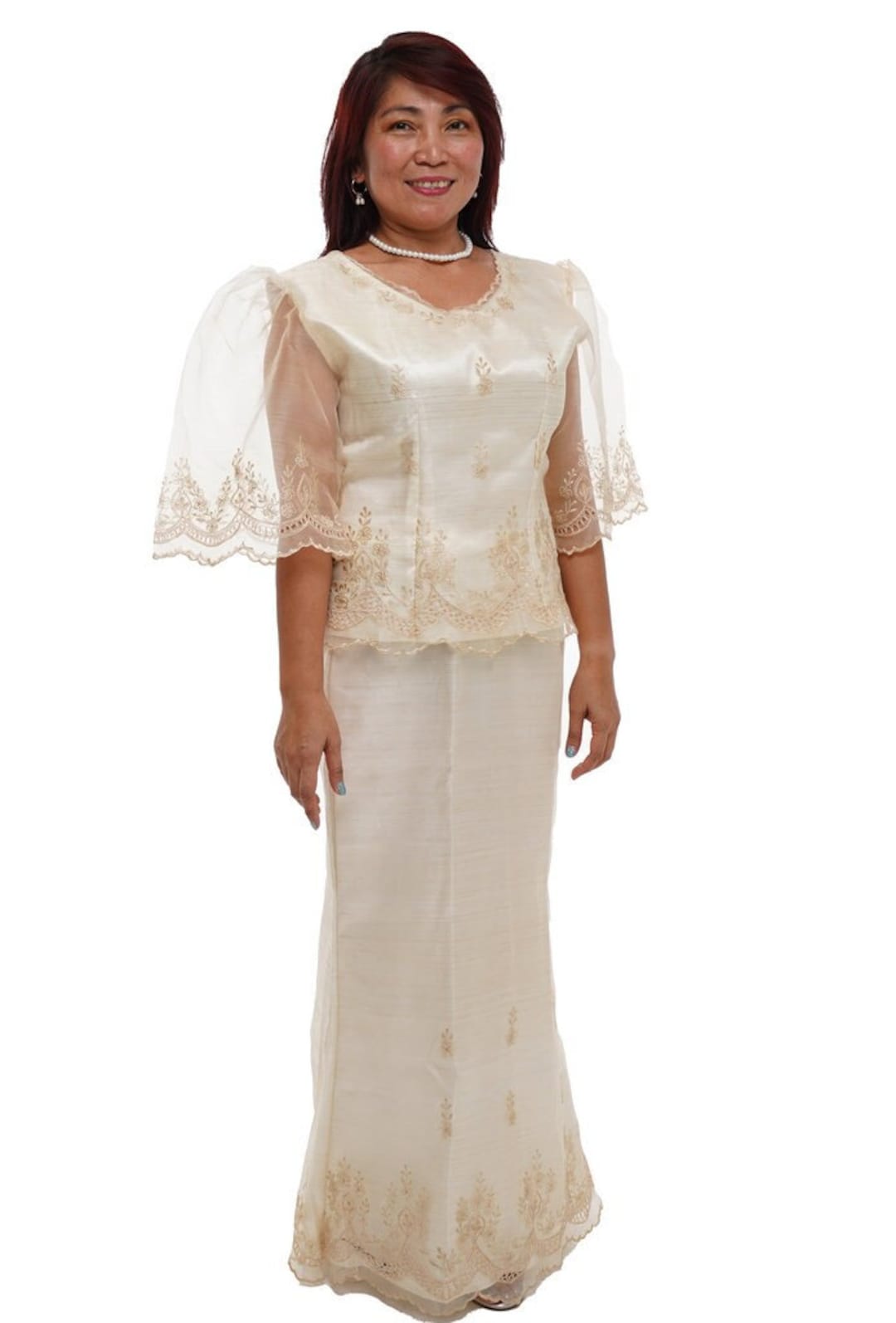 Handcrafted Classic Filipiniana Mother Dress - Mary - MR762 - Etsy