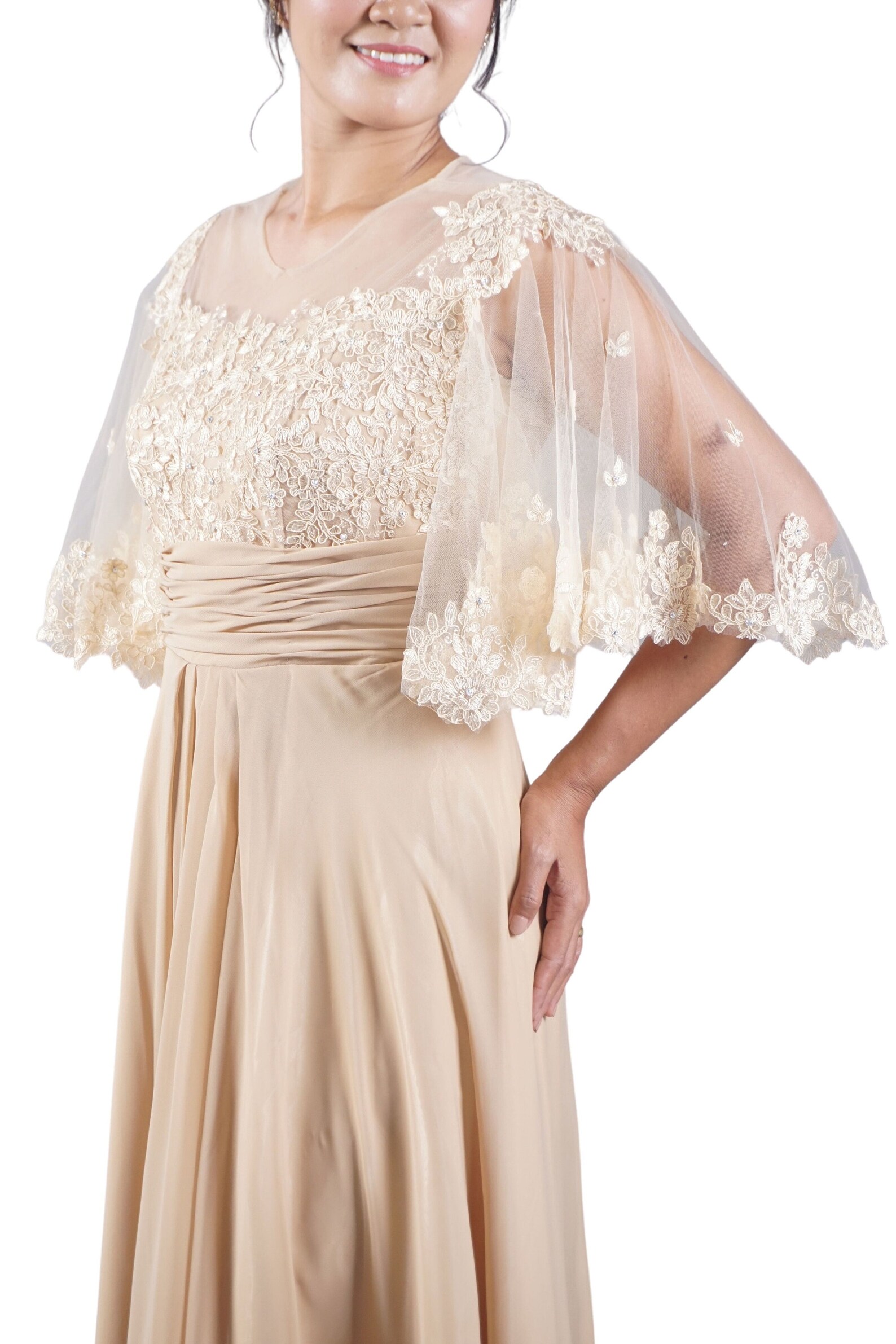 Pinya & Lace Modern Elegant Filipiniana Dress - Gretchen - ML896 - Etsy