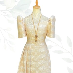 Ilocos Pinilian Handwoven Filipiniana Dresses - Marjorie - HW57 - Etsy