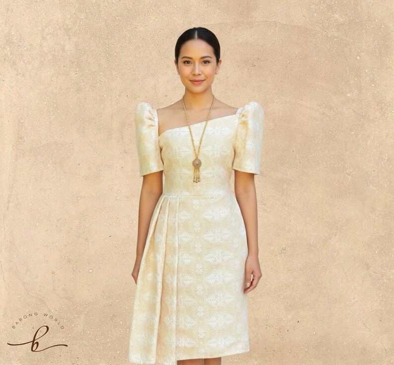 Ilocos Pinilian Handwoven Filipiniana Dresses - Marjorie - HW57 - Etsy