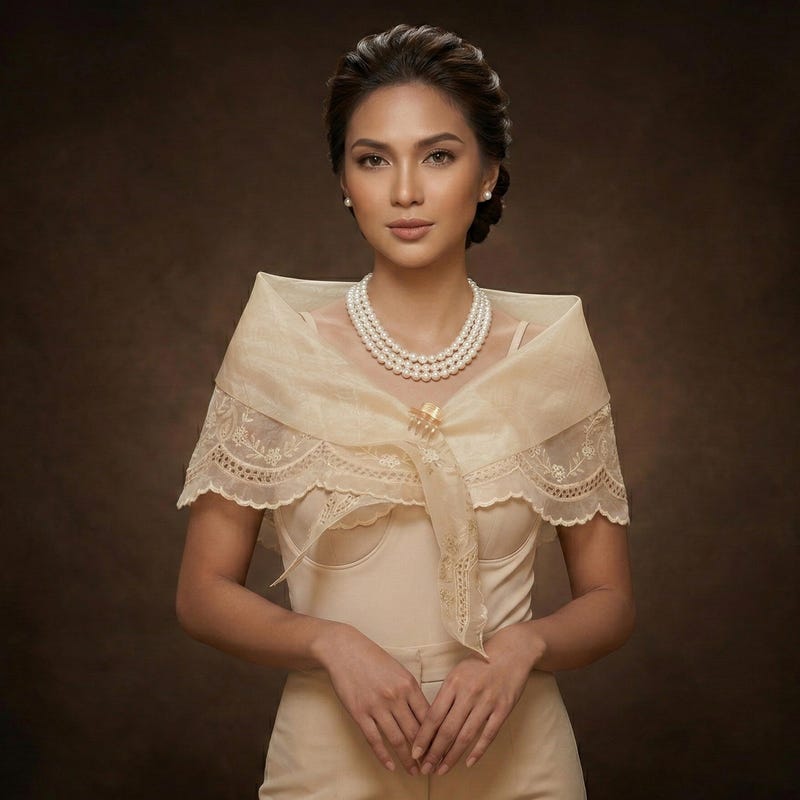 Filipiniana Shawl - Etsy